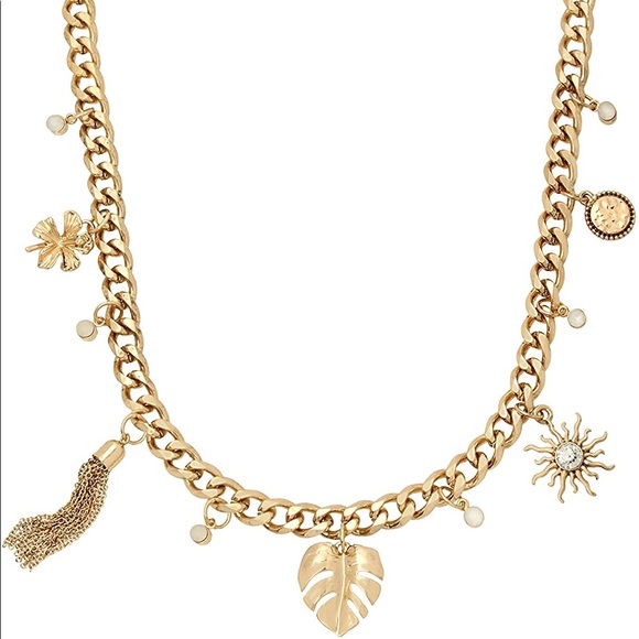 Jessica Simpson | Jewelry | Jessica Simpson Safari Mixed Charm Frontal ...
